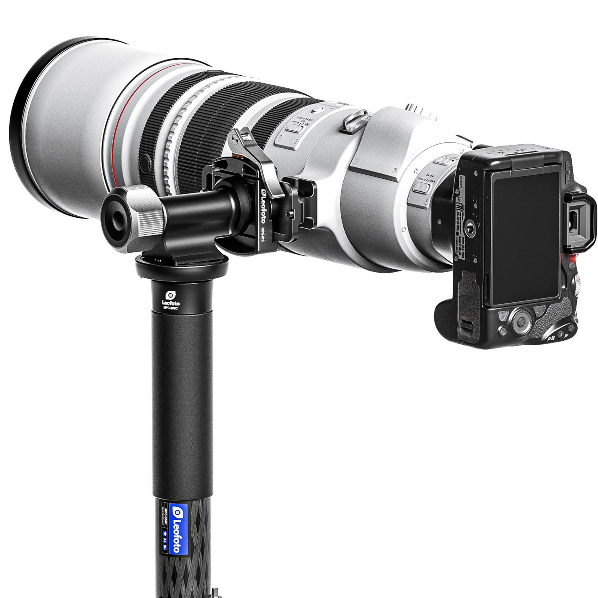 Leofoto MPG-01S Mini Monopod Gimbal with Lever Release Clamp ...